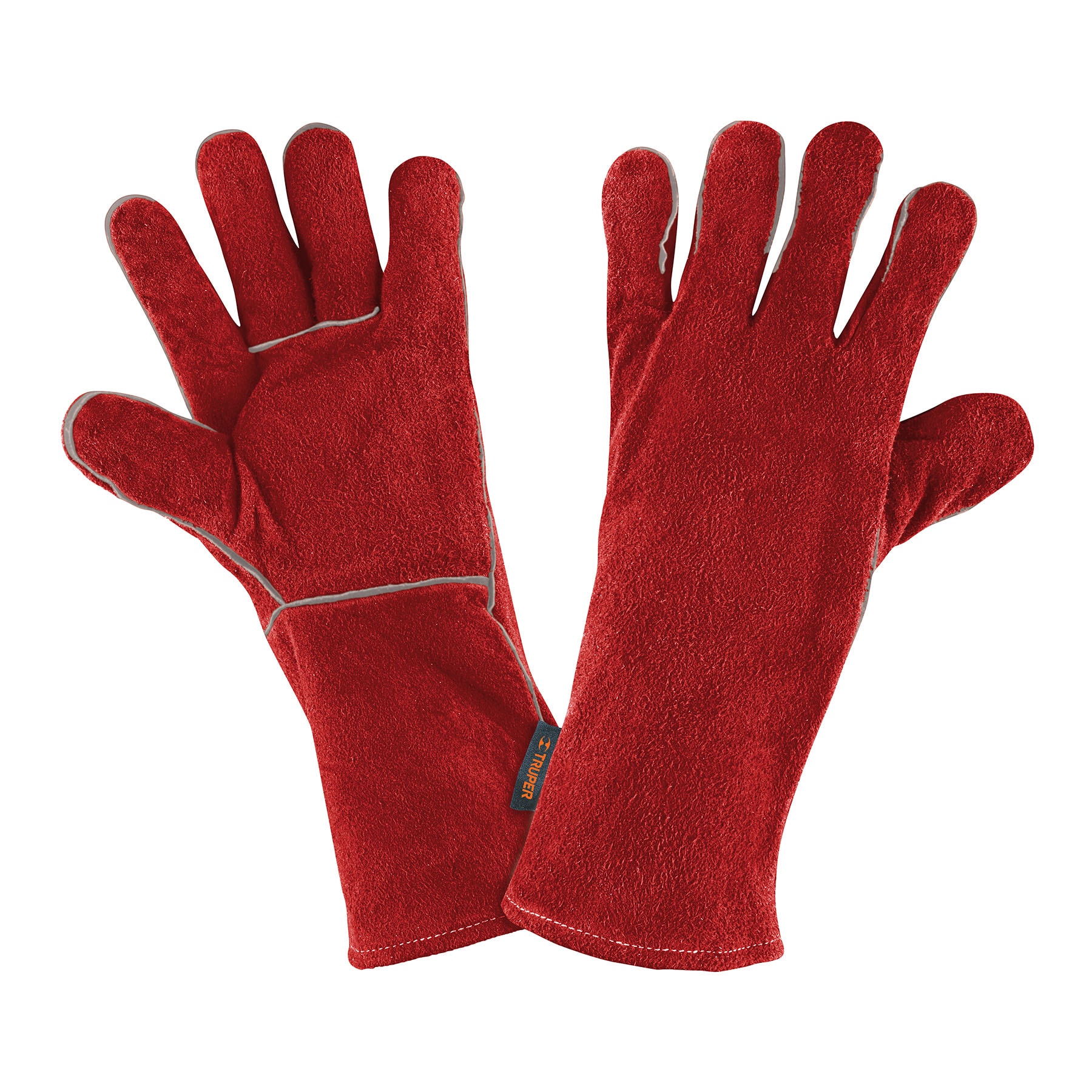 Guantes rojos para soldador, Truper | 19458 - Multicobre